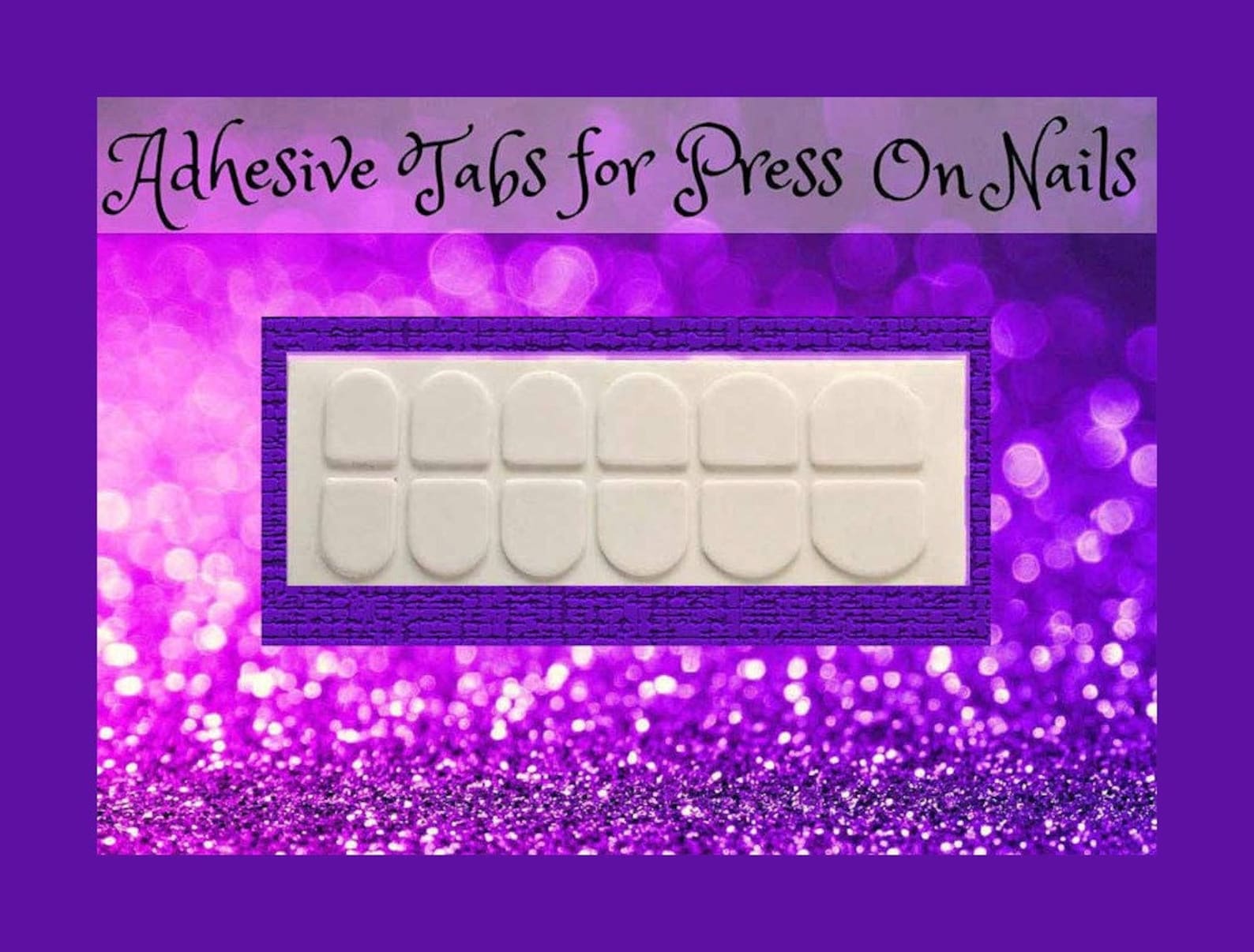 Adhesive Tabs for Press on Nails | Nail Sticky Tabs | Double Sided Nail ...