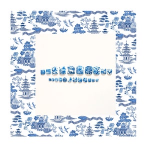 Blue Willow Press on Pedicure | Press on Toenails | Blue and White Fake ...