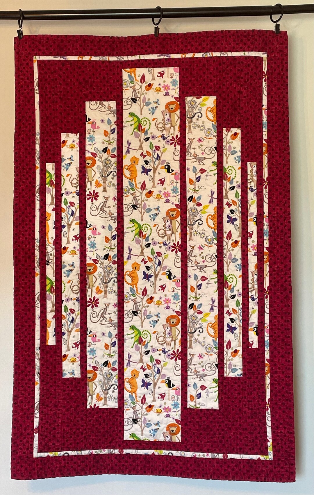 Whimsical I Spy Window Quilt - Etsy