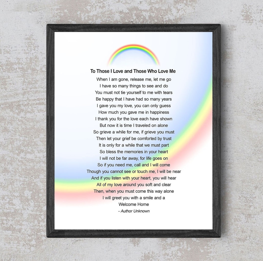 Rainbow Love Poems Rainbows (poem) YouTube