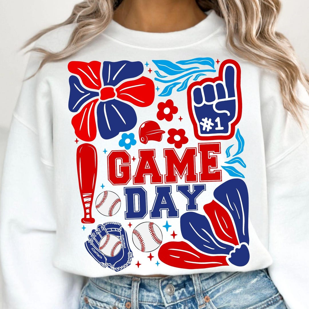 Baseball Game Day Boho PNG, Retro Baseball Mama Design, Coquette Bow ...