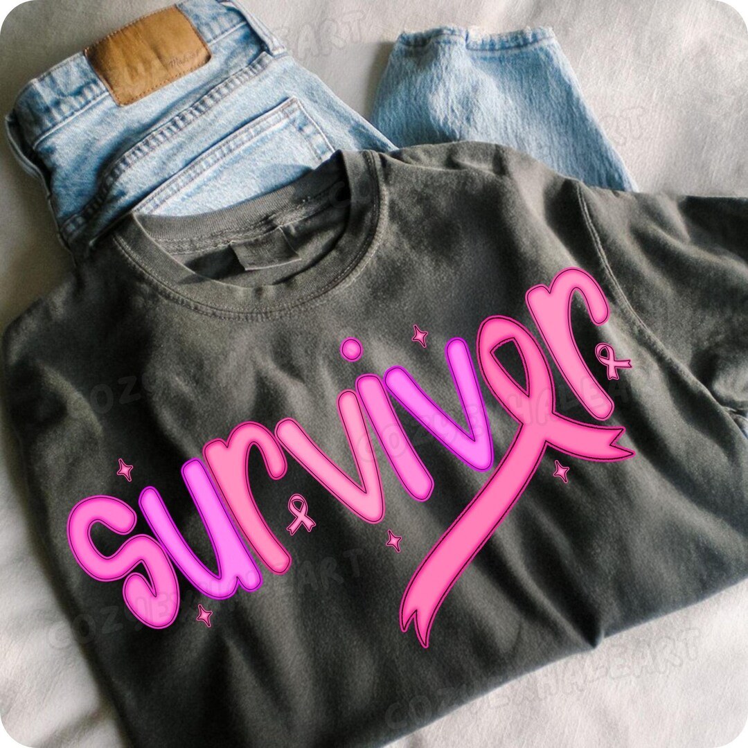 Breast Cancer Awareness Sunflower Ribbon PNG: Digital Download for ...