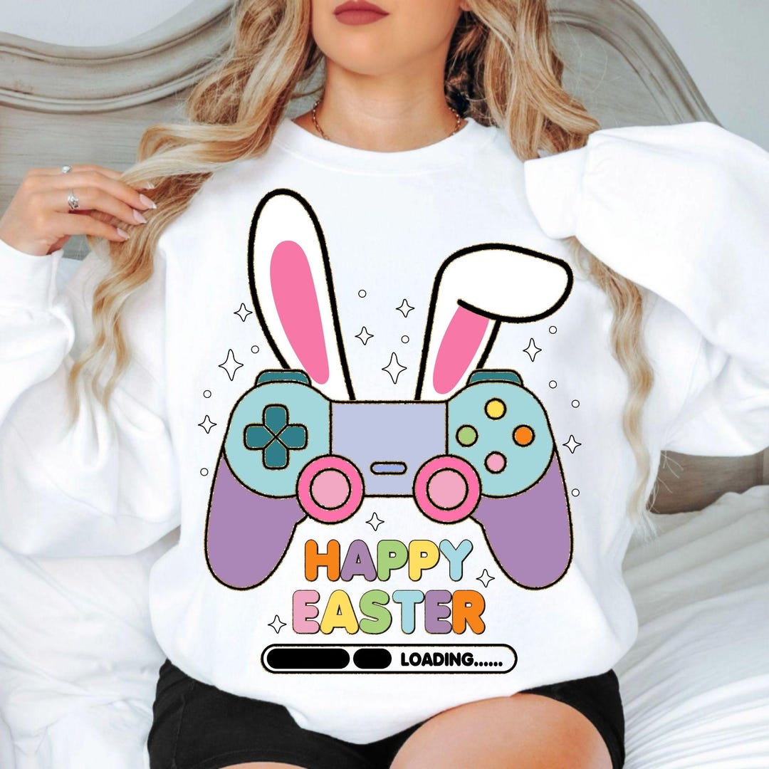 Happy Easter Gaming PNG, Easter Bunny Gamer Design, Video Game Easter ...