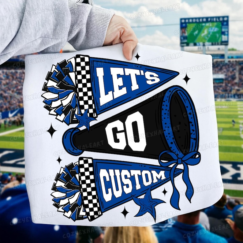 School Spirit Mascot Flag PNG: Cheer Design for Game Day Sublimation - Etsy