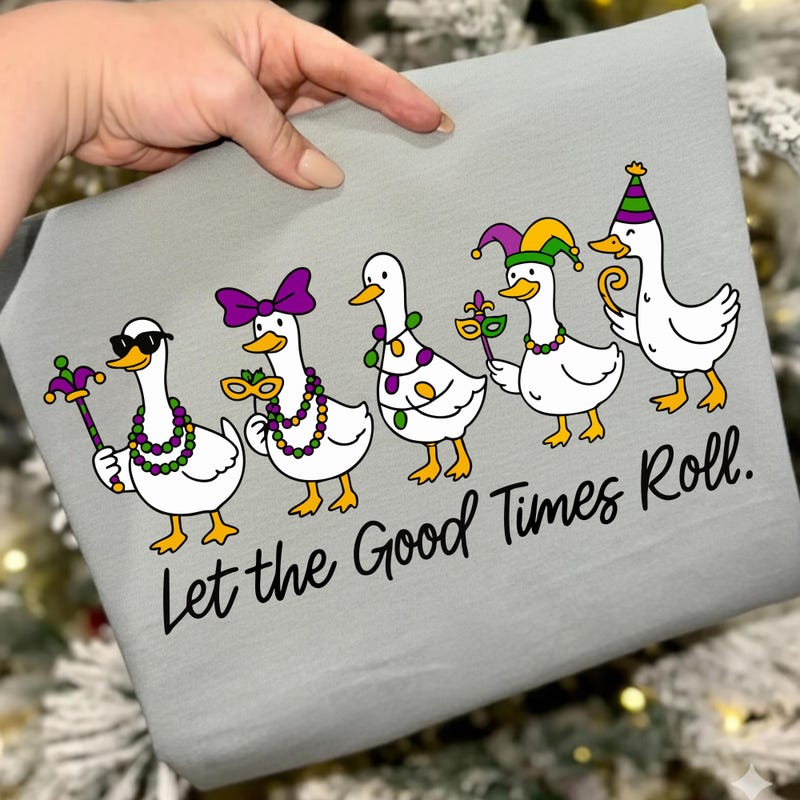 Mardi Gras Goose Art - Etsy UK