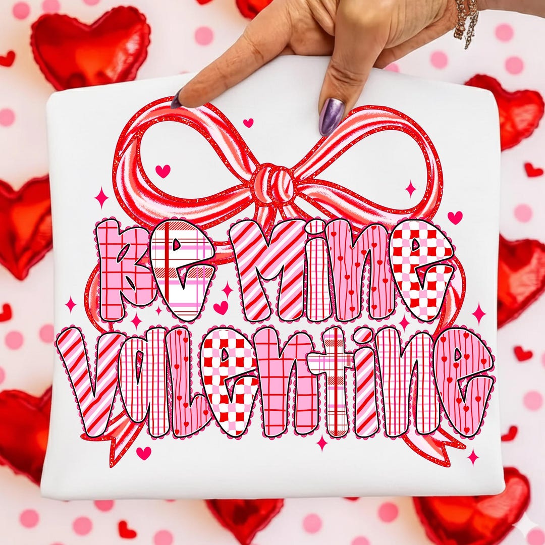 Preppy Coquette Glitter Valentine PNG Design, Brushstroke Pink Heart ...