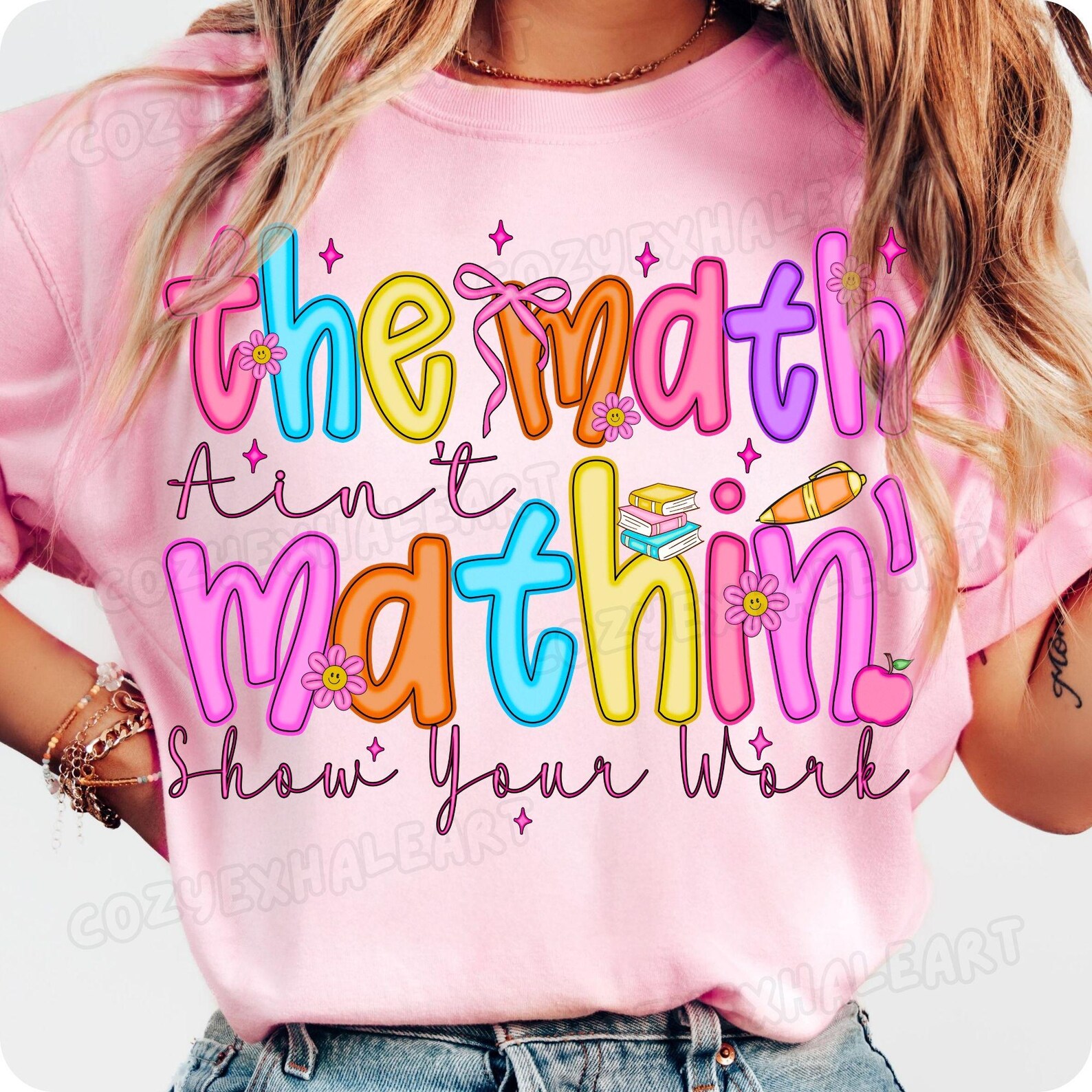 Funny Math Teacher PNG: Preppy Classroom Design (digital Download - Etsy