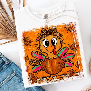 Preppy Turkey PNG, Preppy Gobble Thanksgiving PNG, Thankful Girly ...