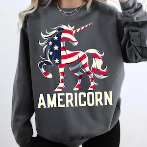 Americorn PNG, American Unicorn Design, 4th of July Shirt, Patriotic ...