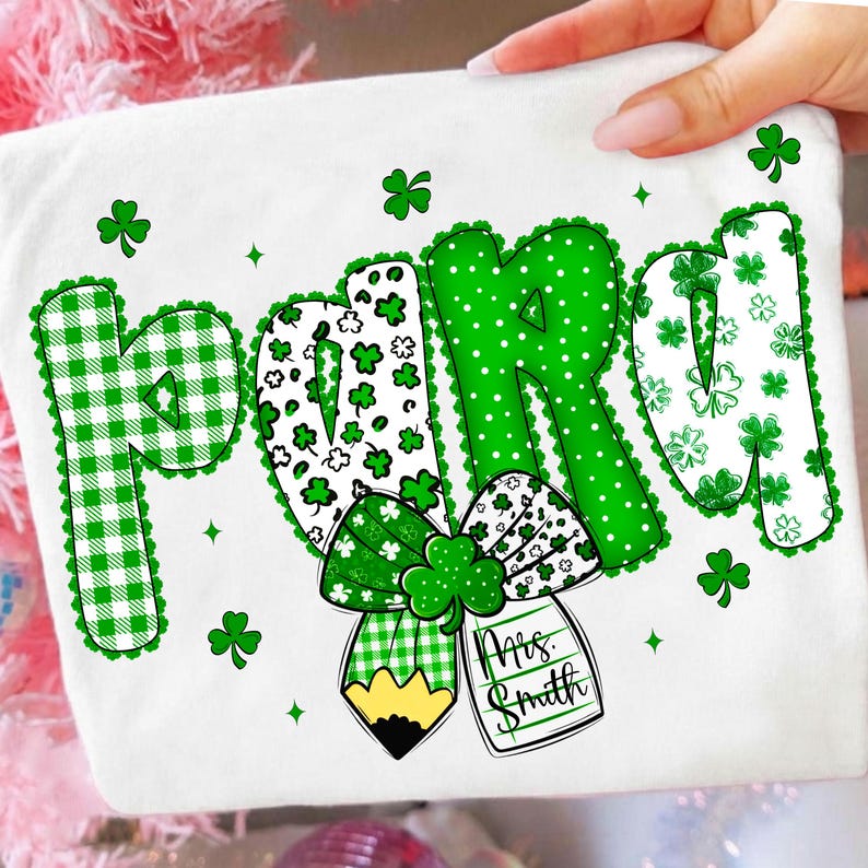 St Patrick Teacher PNG Bundle SPED Para Educator Counselor Lucky ...