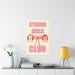 Strong Girls Club Poster Empowerment Wall Art for Gym, Home, or Nursery ...