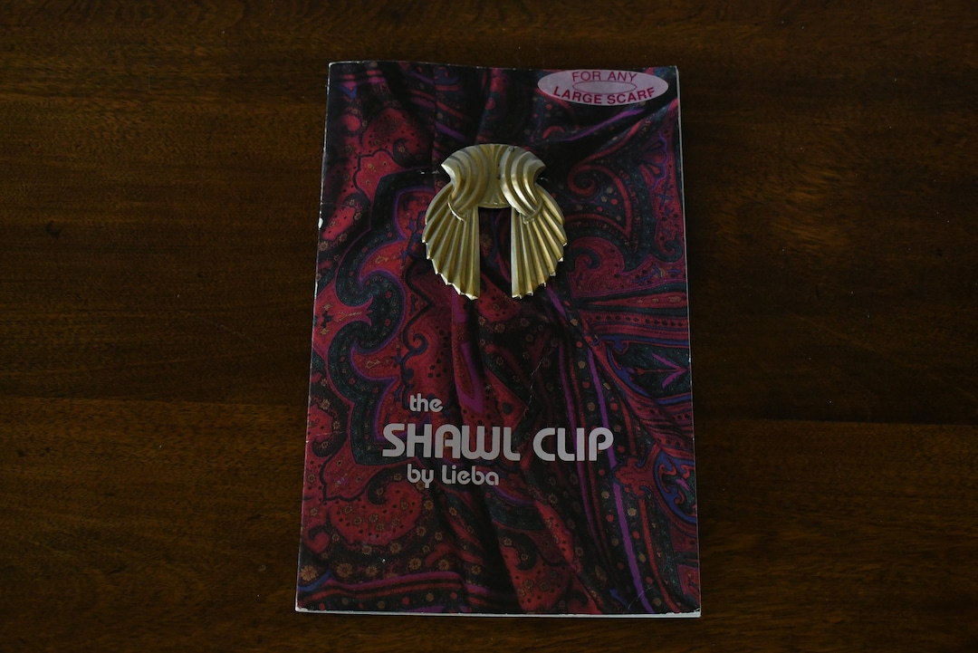 Vintage the Shawl Clip by Lieba With Tutorial Booklet for Use ~ 1988 ...