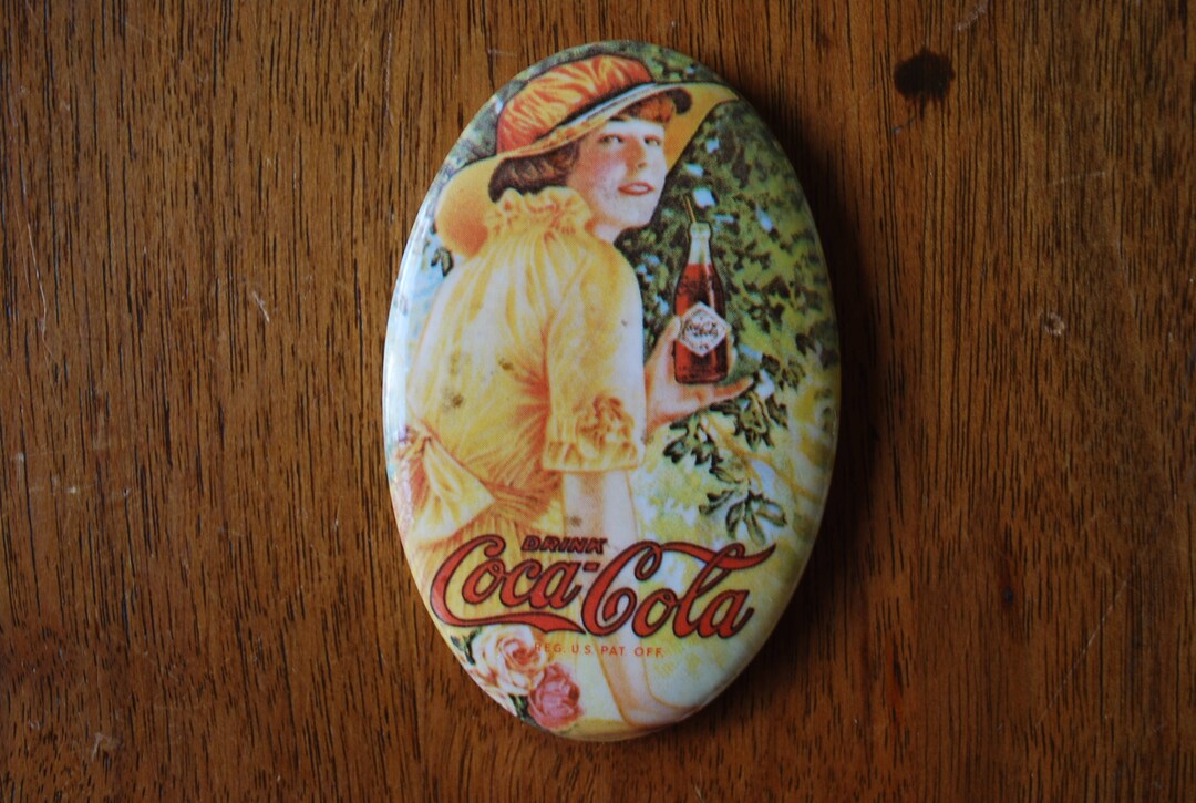 Vintage Coca Cola Hand Mirrors - Purse Mirrors - 1970's Reproduction ...