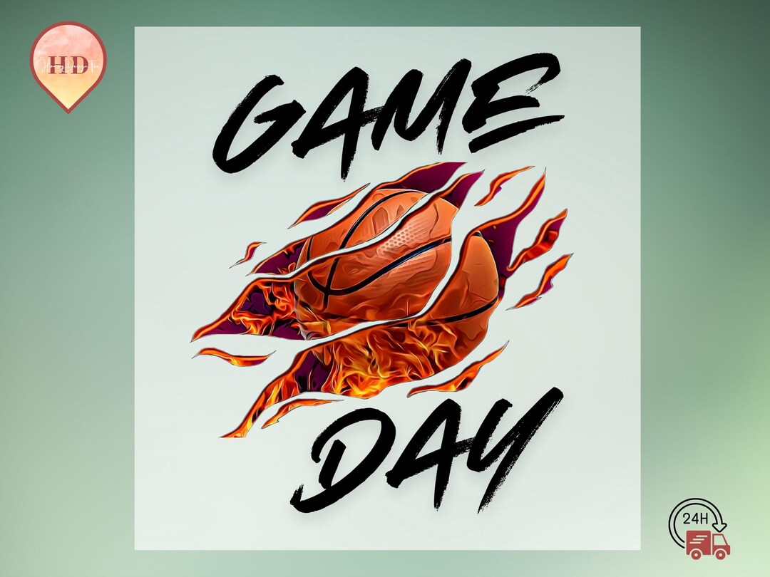 Game Day DTF Transfer Sheet, Basketball Life DTF, Game Day Vibes Heat ...