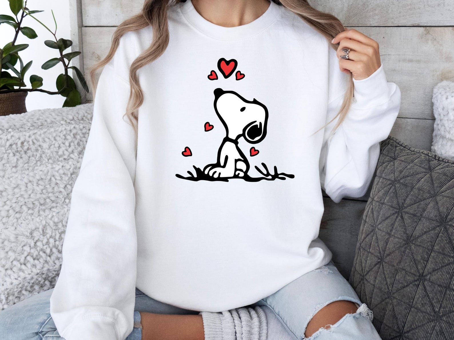 Valentine Dog DTF Transfer, Cute Puppy Love Heat Transfer, Romantic ...