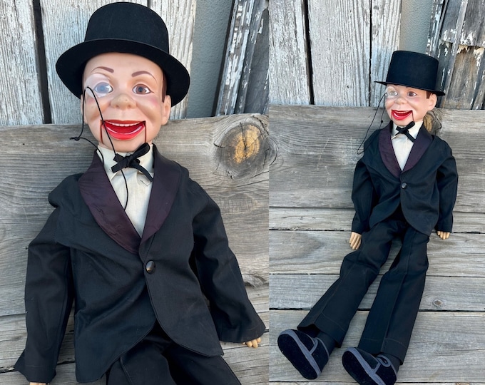 1977 Charlie Mccarthy Ventriloquist Doll by Juro Novelty Co 30" - Etsy