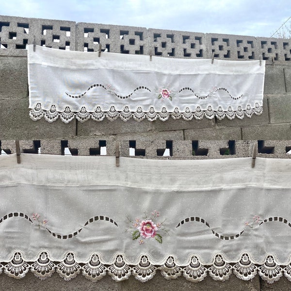 Embroidered Valance - Etsy