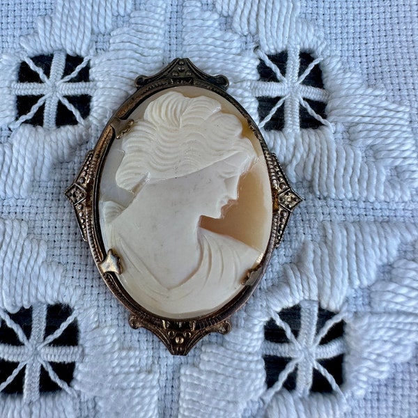 Shell Cameo - Etsy
