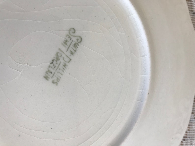 1920s Smith Phillips Floral Red Pink Yellow Old Fashioned - Etsy