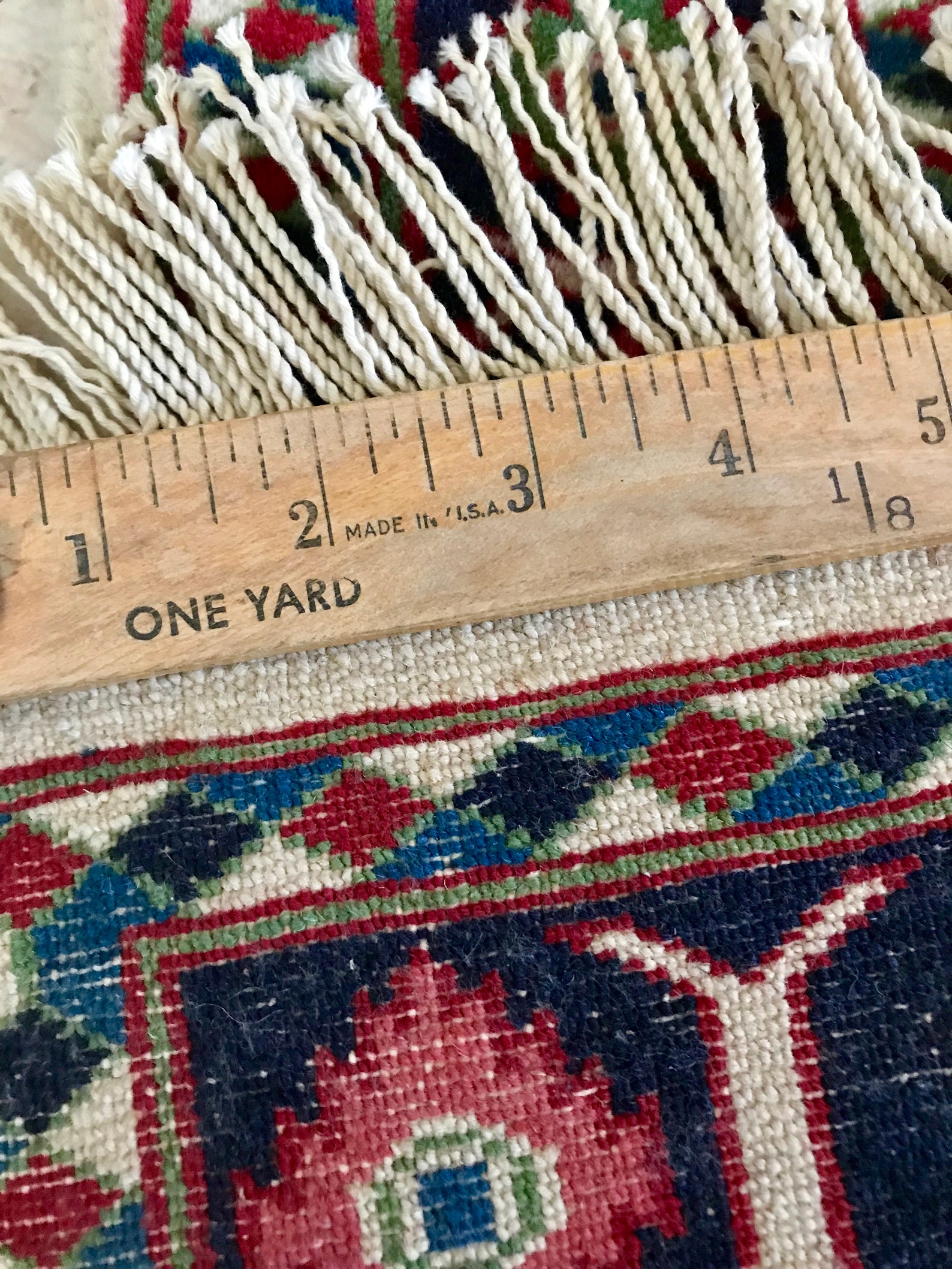 Vintage Pakistan Prayer Rug Hand Knotted Wool Traditional - Etsy