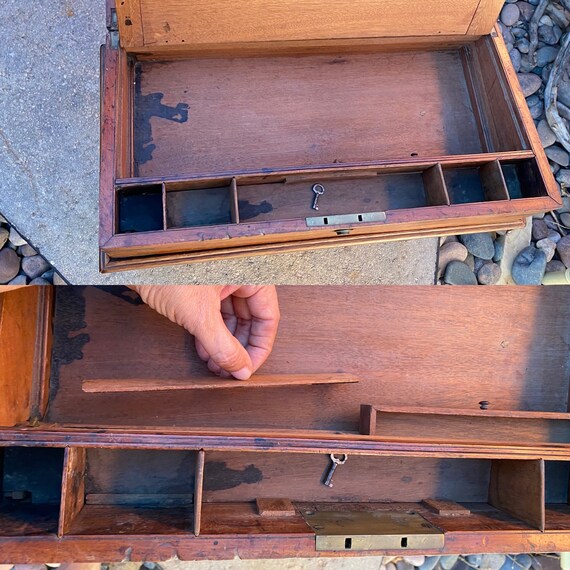 Antique travel writing desk store