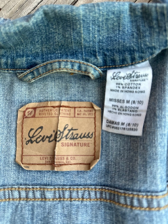 1980s Levi Strauss Signature Blue Denim Jean Jacket M… - Gem