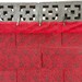 Vintage Romantic Red Lace Curtain Panel 82 X 38 - Etsy