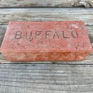 Vintage Reclaimed BUFFALO Brick From Kansas Brick Co - Etsy
