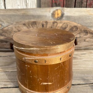 C1940s Primitive Wooden Farmhouse Firkin Jerywil Lined With Handle - Etsy