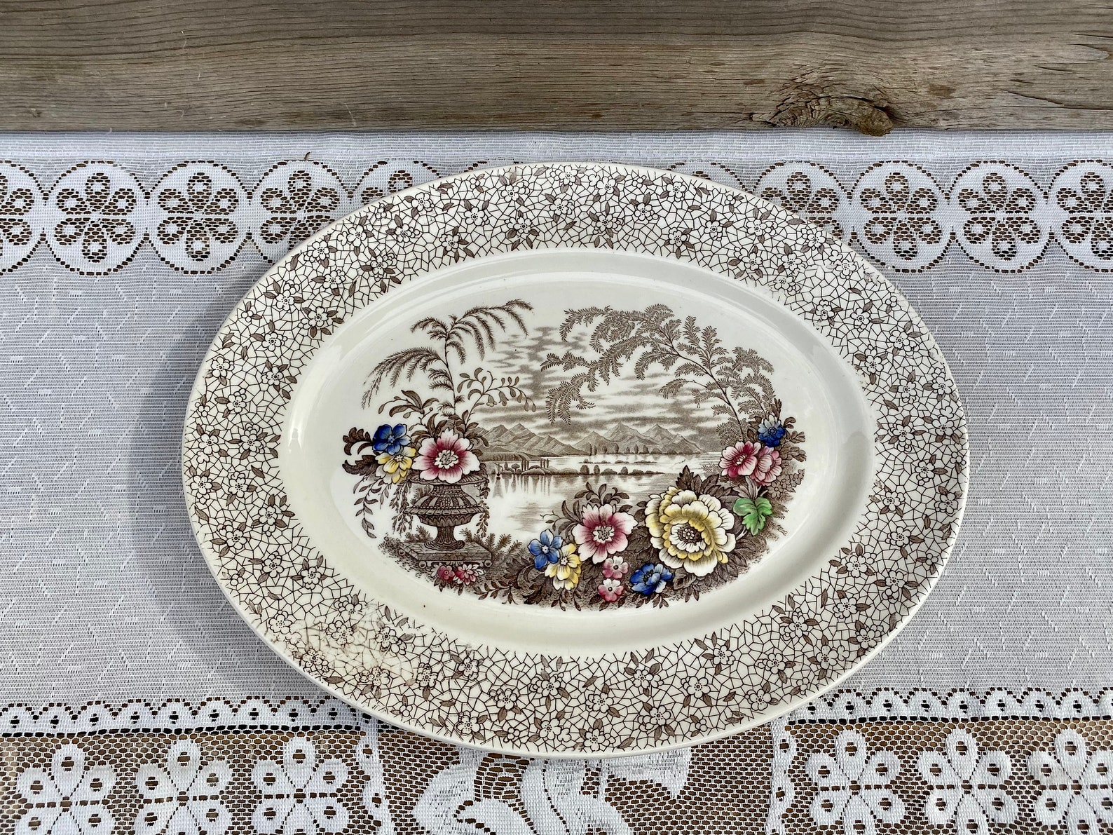 Art Deco Period Myott Son & Co England 14.75 Platter | Etsy