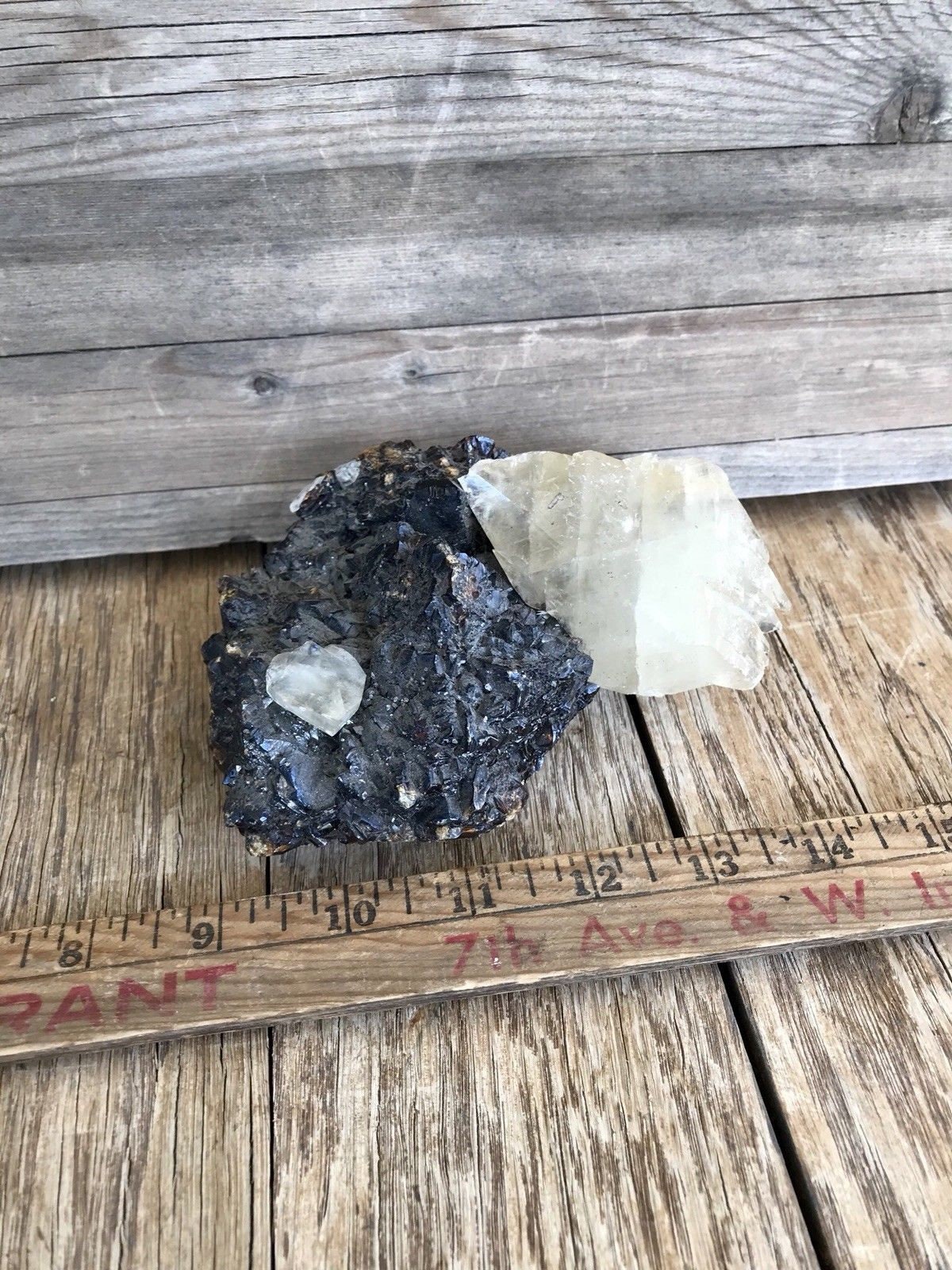 Calcite On Sphalerite Rock Specimen 5.75 Natural History | Etsy