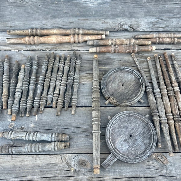 Wood Spindles - Etsy