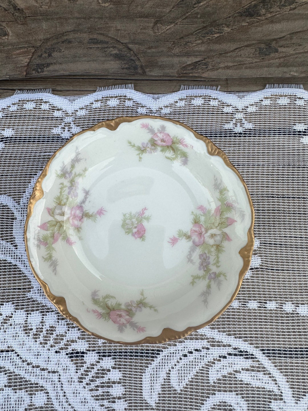 1940s Dessert Bowl Apple Blossom Pattern With Gold by Warwick China 5 ...