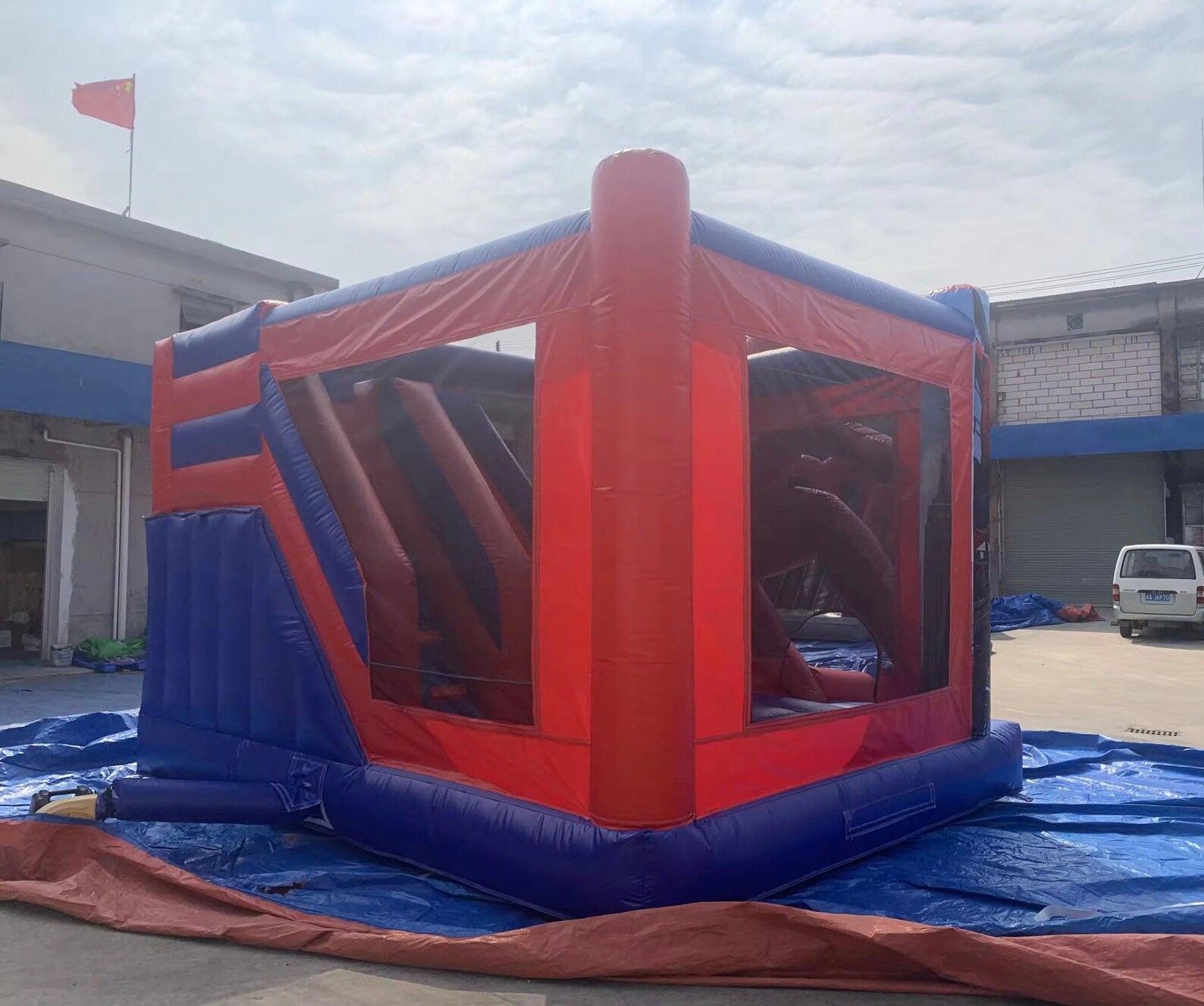 Spider-man Bouncy Castle With Slide Commercial Grade - Etsy