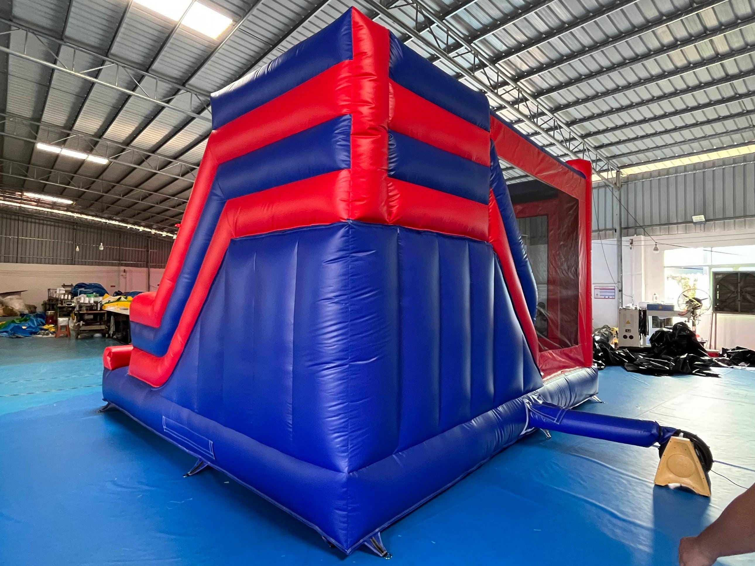 Spider-man Bouncy Castle With Slide Commercial Grade - Etsy