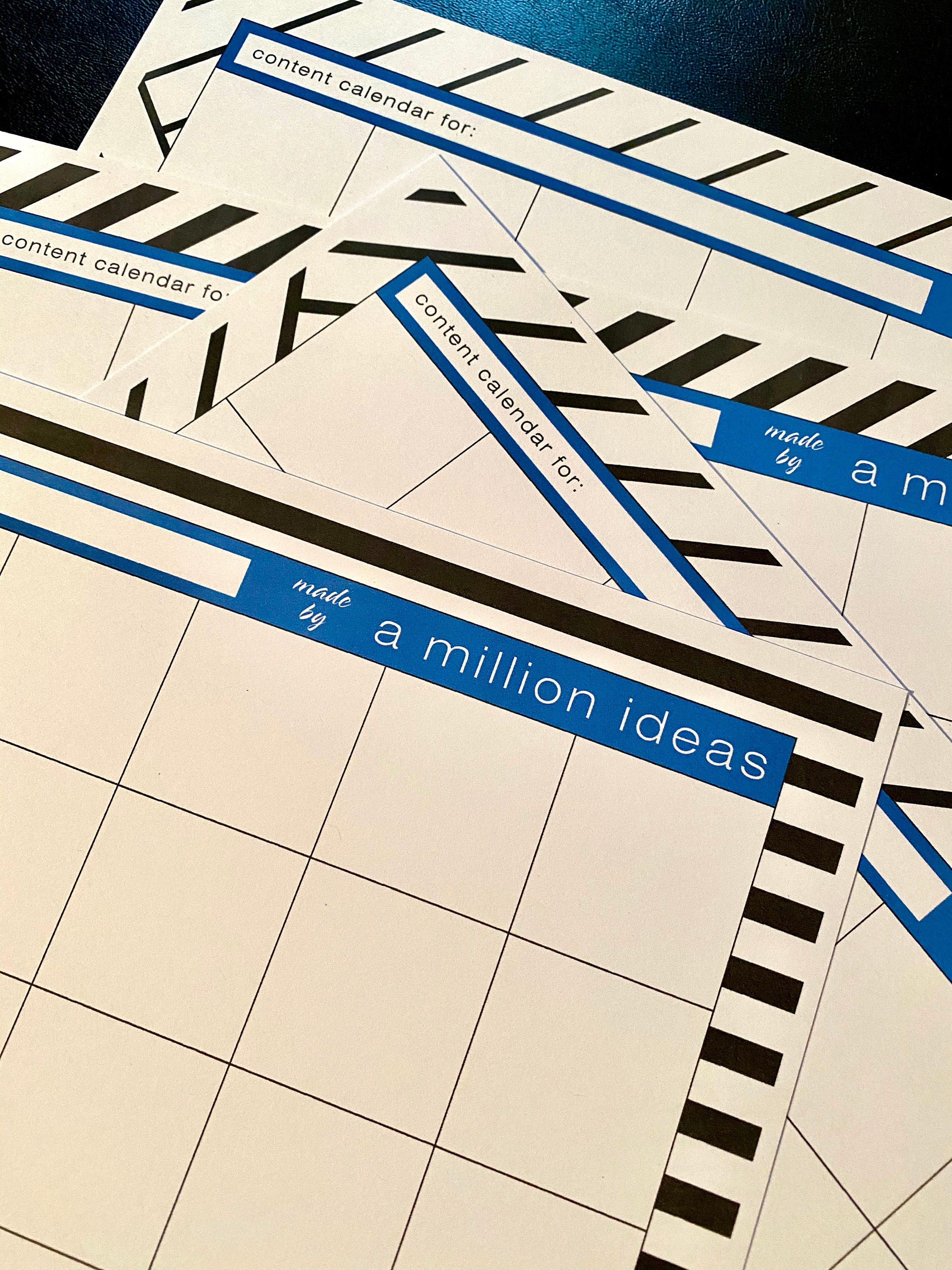 Printable Content Calendar - Etsy