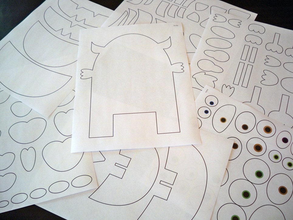 Monster Building Kit - Etsy