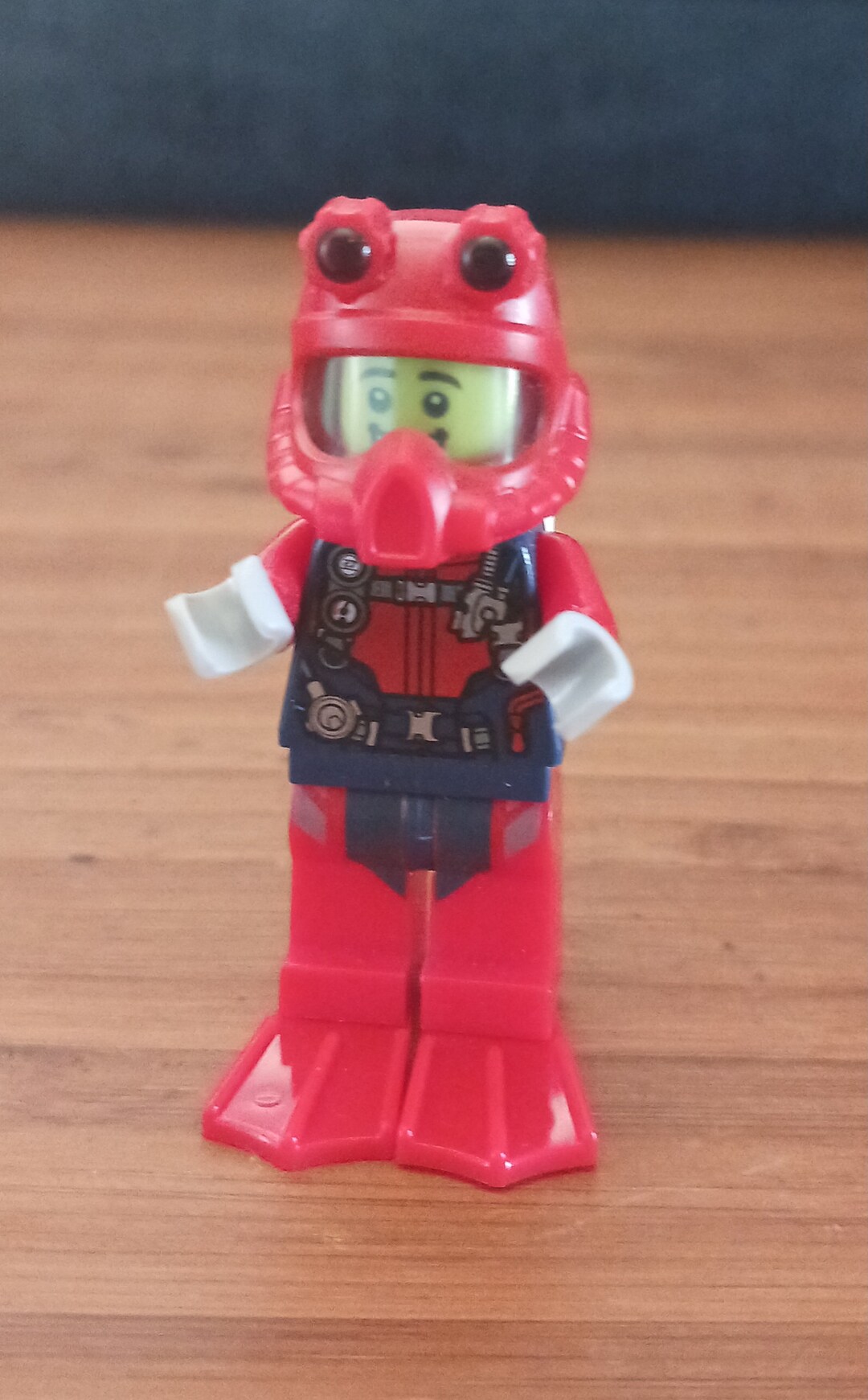 LEGO Red Scuba Diver Minifigure Deep Sea Explorers - Etsy