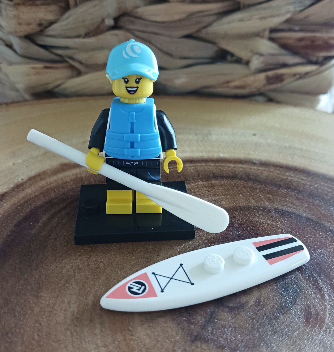 LEGO Series 21 Paddle Surfer Minifigure - Etsy
