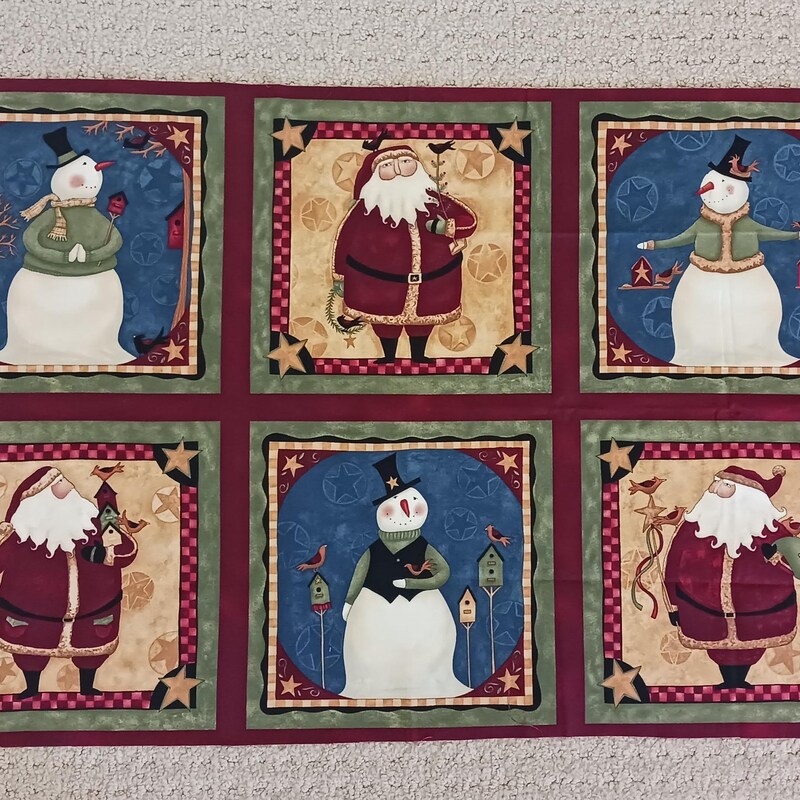 Christmas Fabric Panels - Etsy