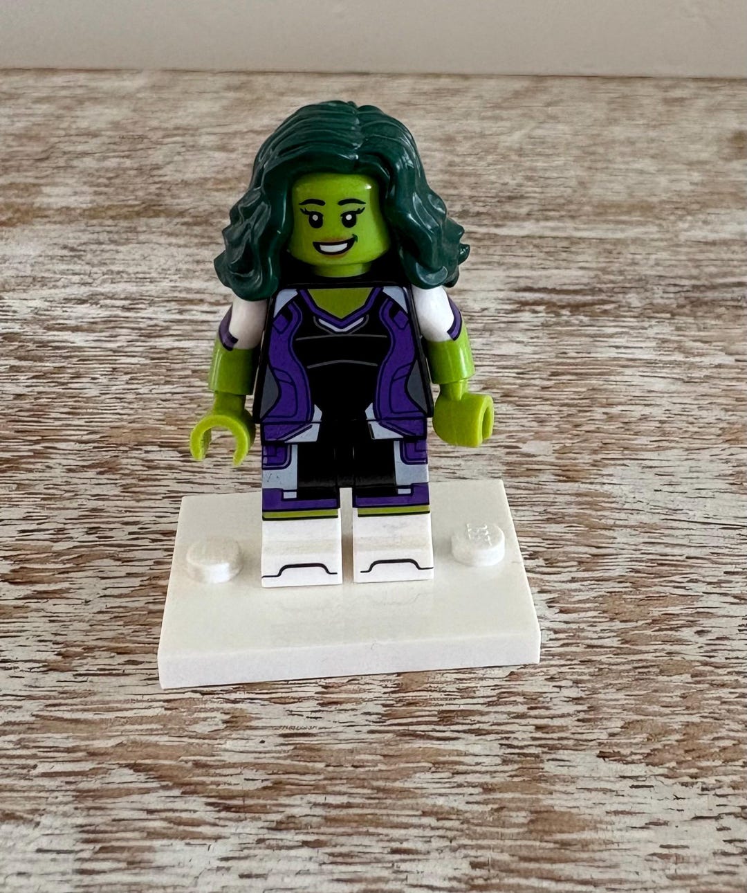 Lego Marvel Studios Series 2 She-hulk Minifigure - Etsy