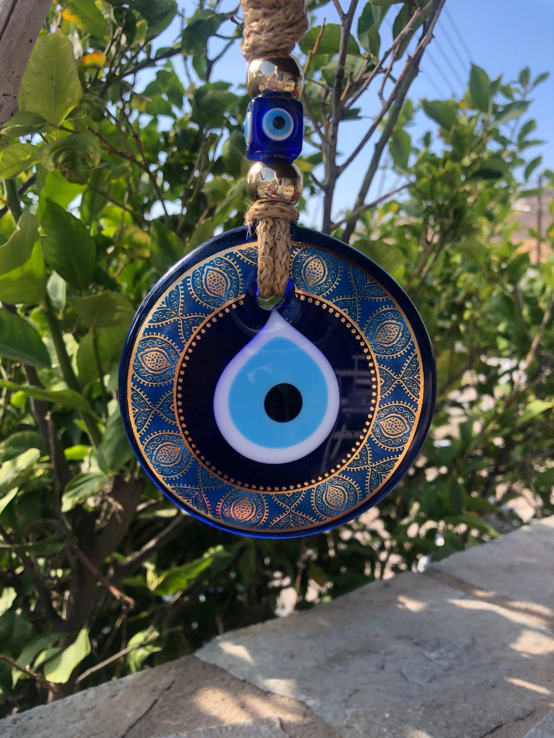 Large Evil Eye Wall Hanging Home Decoration House Protection - Etsy