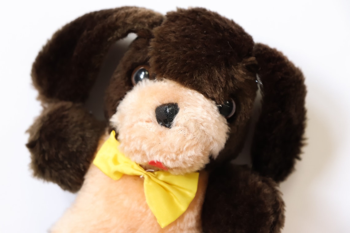 1980s Stuffed Animal 80s Plush Puppy Dog Hound Doggie Plushie | Etsy