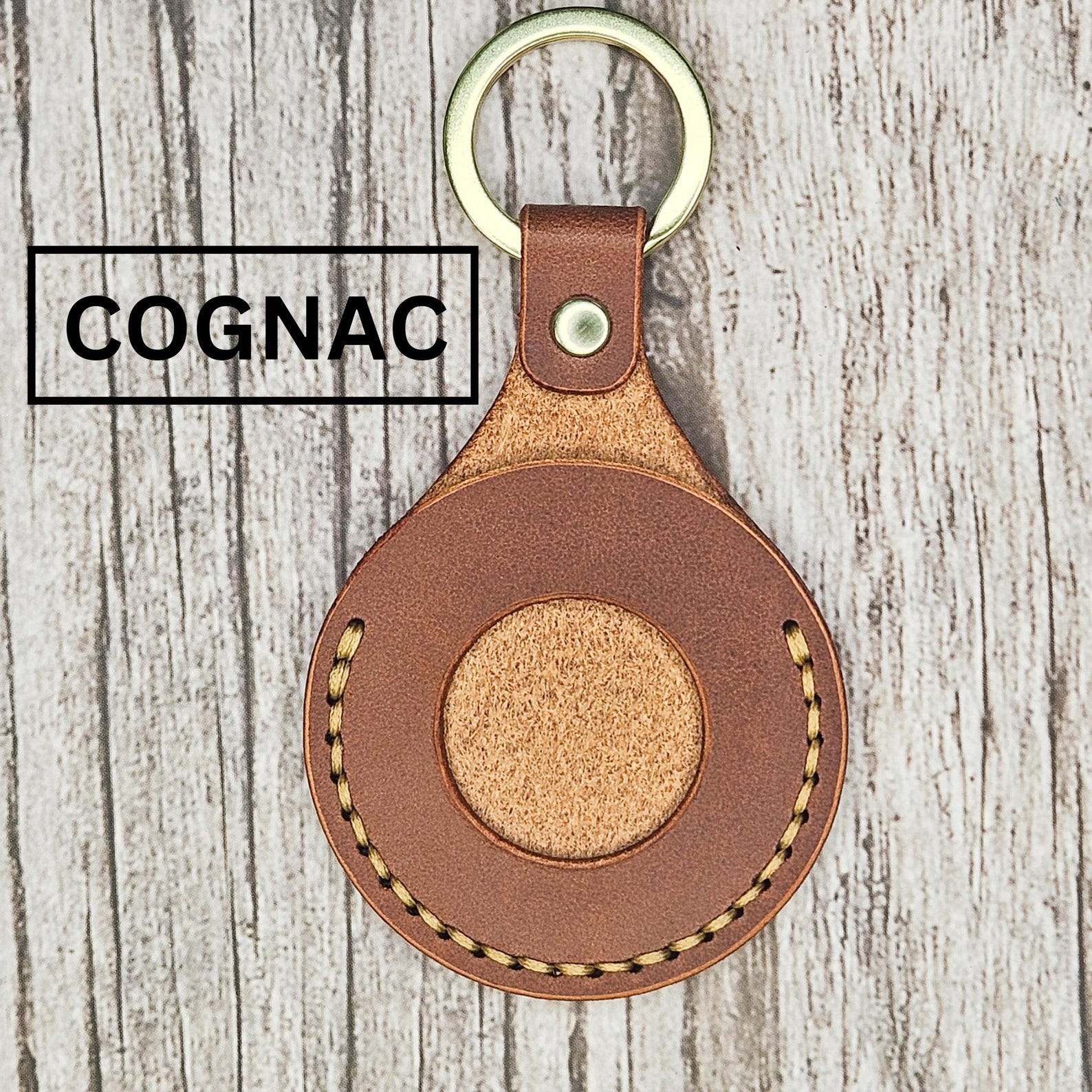 Leather Challenge Coin Holder Keychain | Sobriety Gift | Serenity ...