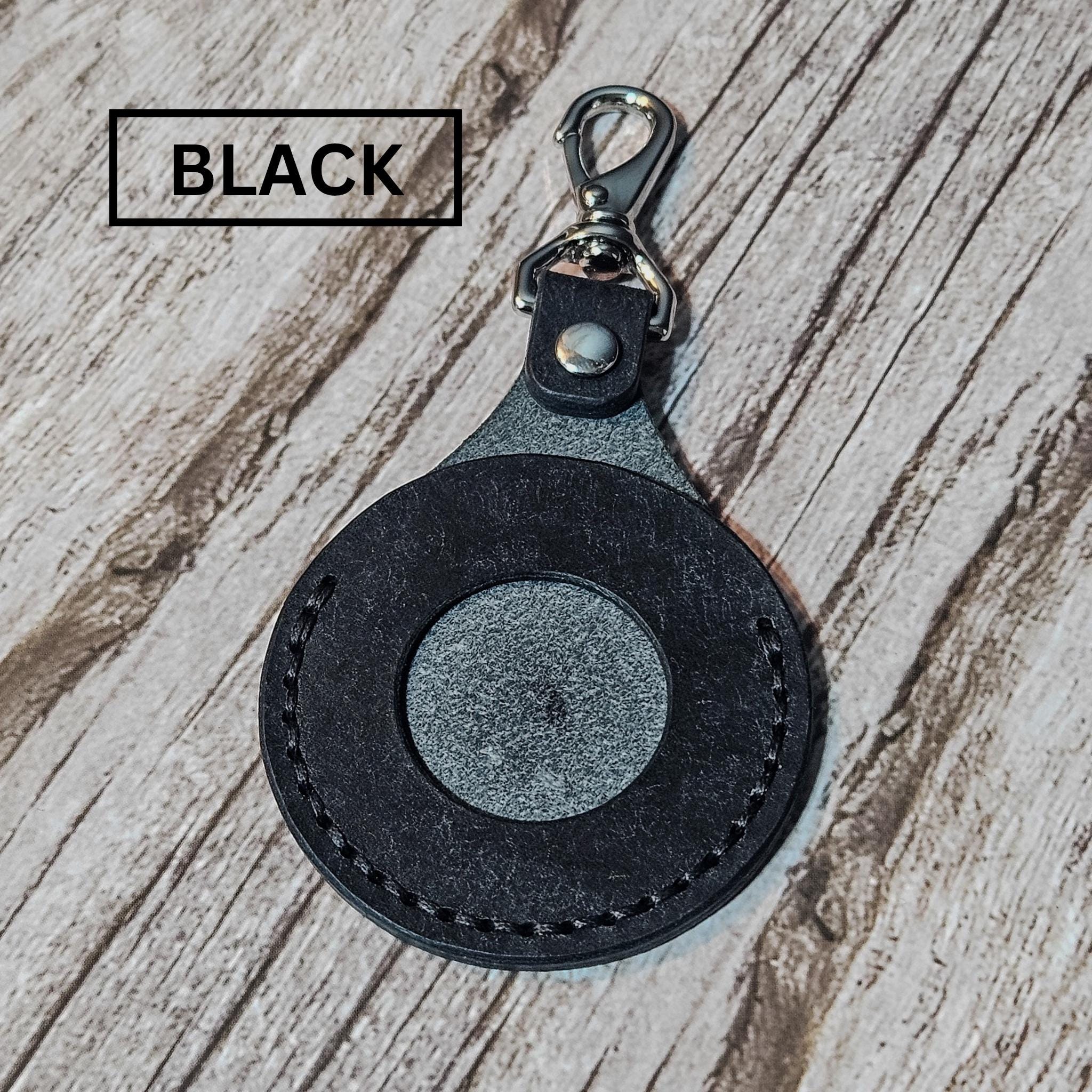Leather Challenge Coin Holder Keychain | Sobriety Gift | Serenity ...