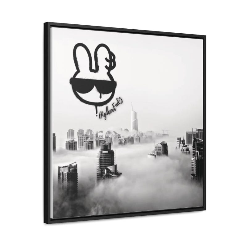 Square Frame Wall Art Gallery Canvas Wraps, Higher Endz Dope Trendy ...