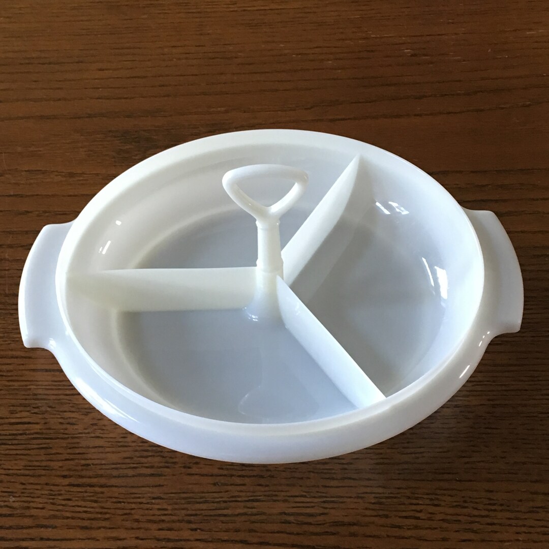 Tupperware Suzette Three Divided Sections 3 Pc Condiment Caddy Frosted ...