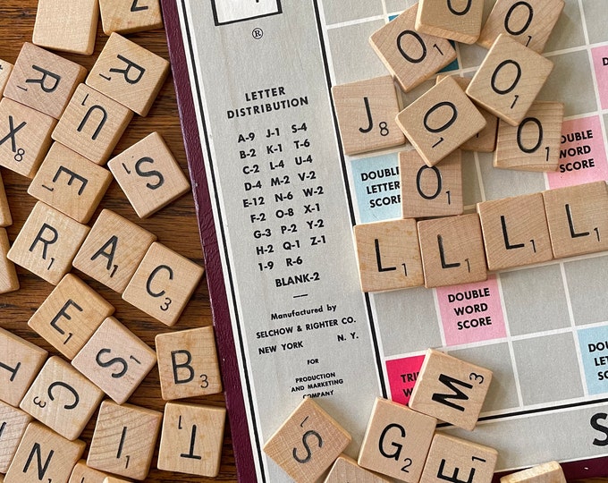 Scrabble Tiles Over 95 Pieces | Letter Tiles | Authentic Scrabble Tiles ...