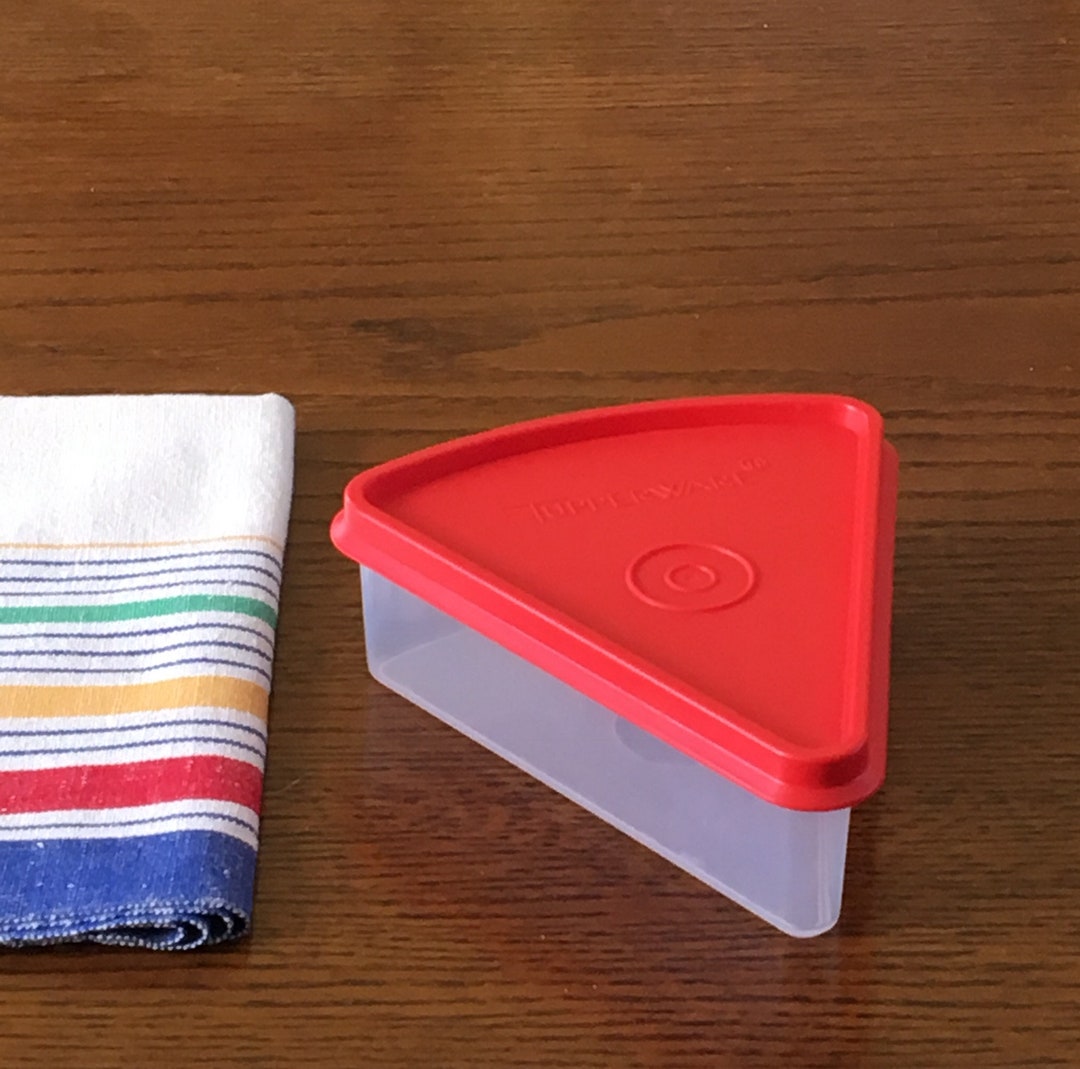 Tupperware Pie Wedge #269 Pie Slice Container Pizza Slice Lunch Box ...