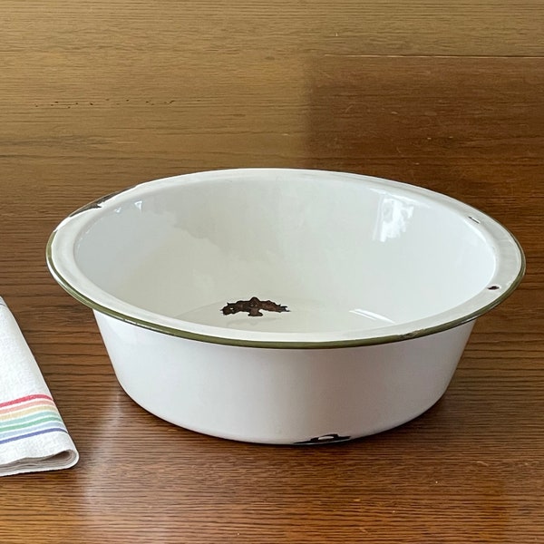 Enamel Wash Basin - Etsy